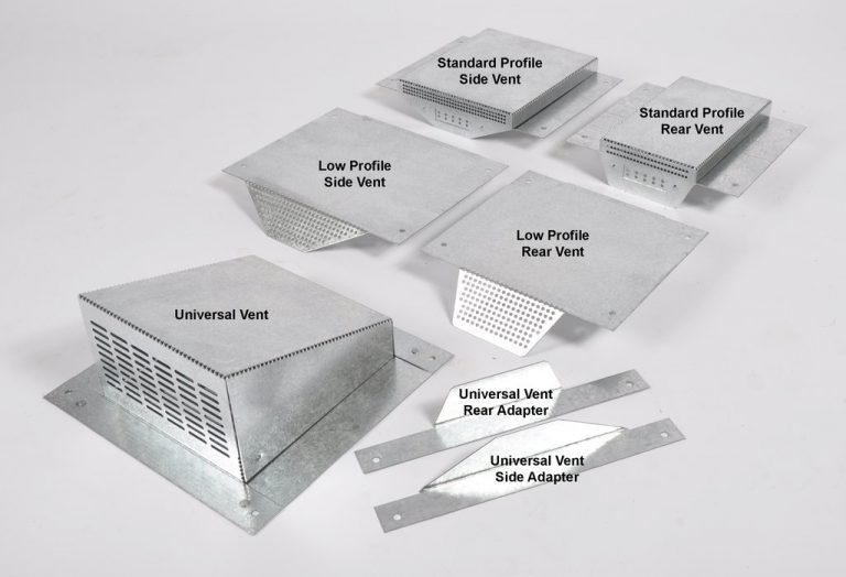 Low Profile Galvanized Side Vents – ADM Storage